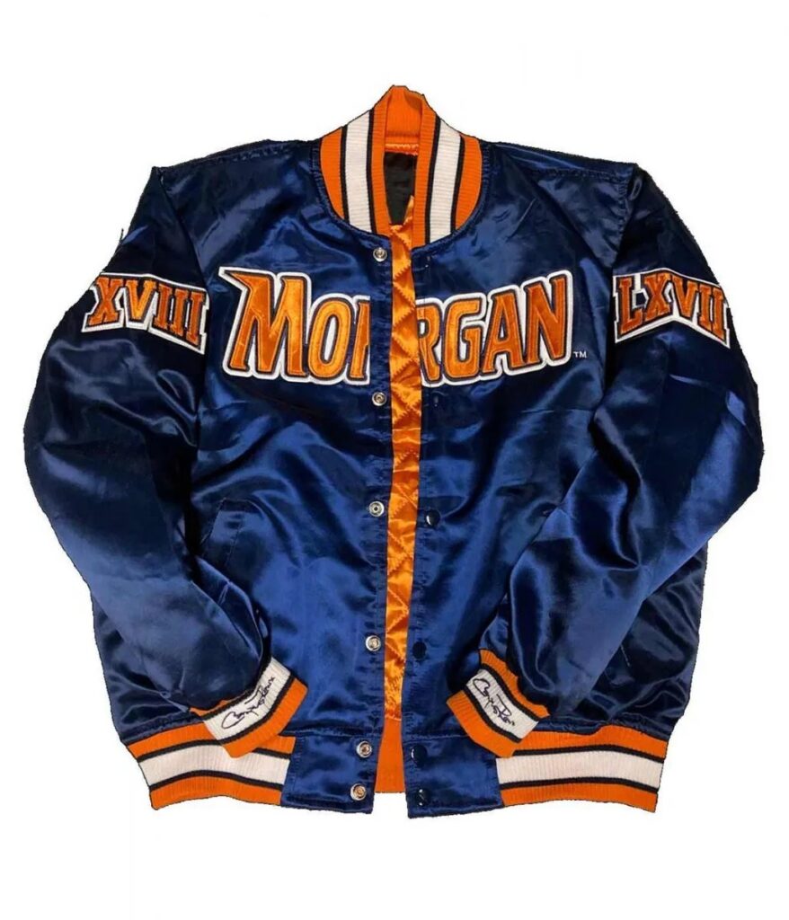 Mens Morgan State University XVII Satin Jacket - where style meets ...
