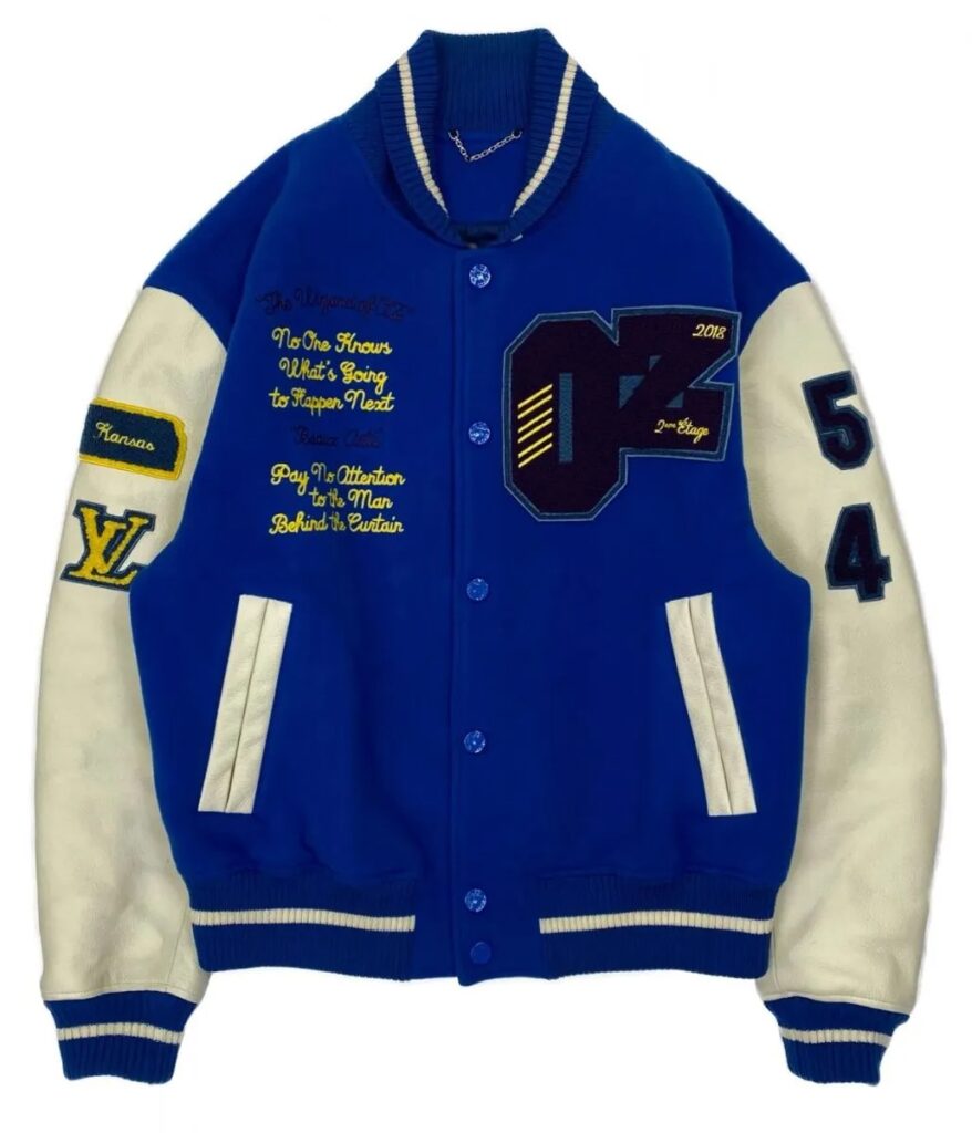 Wizard of Oz Rainbow Letterman Jacket - where style meets craftsmanship